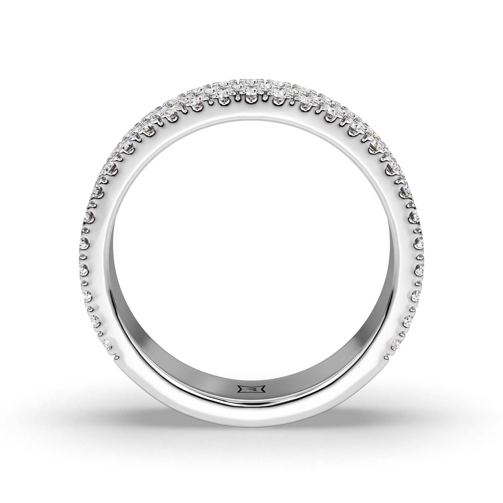 Extraordinary Celestial Radiance Ring: 80 Diamonds in 18k White Gold